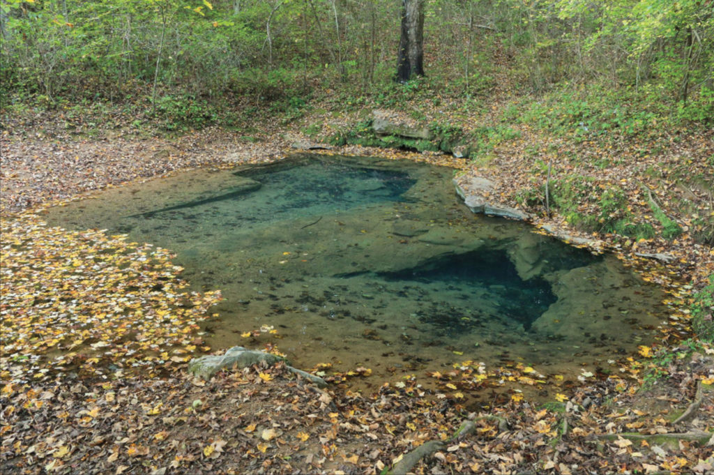 Karst Terrain Explorations | Ellisons Cave’s Blue Hole 2011